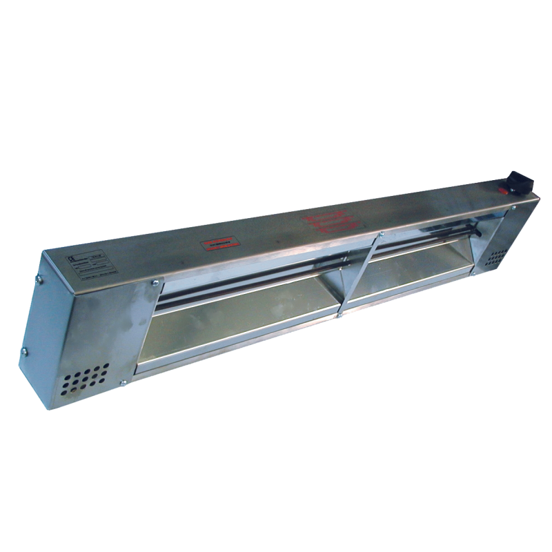 ETAGÈRE CHEF PLEINE 2 NIVEAUX 2000 x 300 x 700H MM AVEC 1 NIVEAU CHAUFFANT